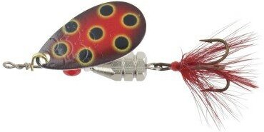 Блесна вращающаяся Kuusamo Kuf-Lippa 5 с оперением BL/R-C