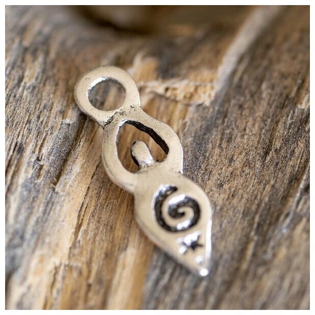 Кулон Подвеска металлическая 40 шт. для рукоделия / браслета / сережек, цвет античное серебро, 17х5х2 мм