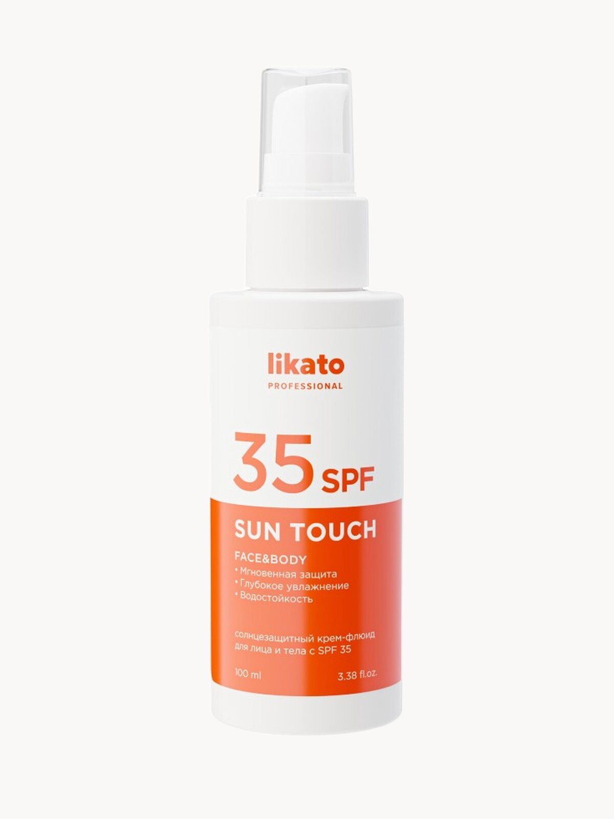 Likato Professional Солнцезащитный крем-флюид для лица и тела с SPF 35, 100 мл