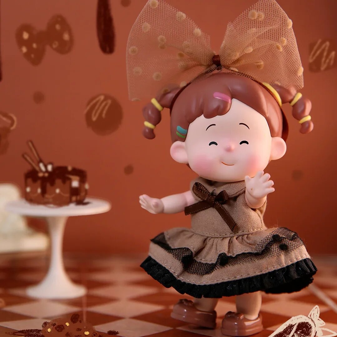 Miow Universes HANAMAKI универсальный гардероб для BJD 93 мм Коричневый, Chocolates