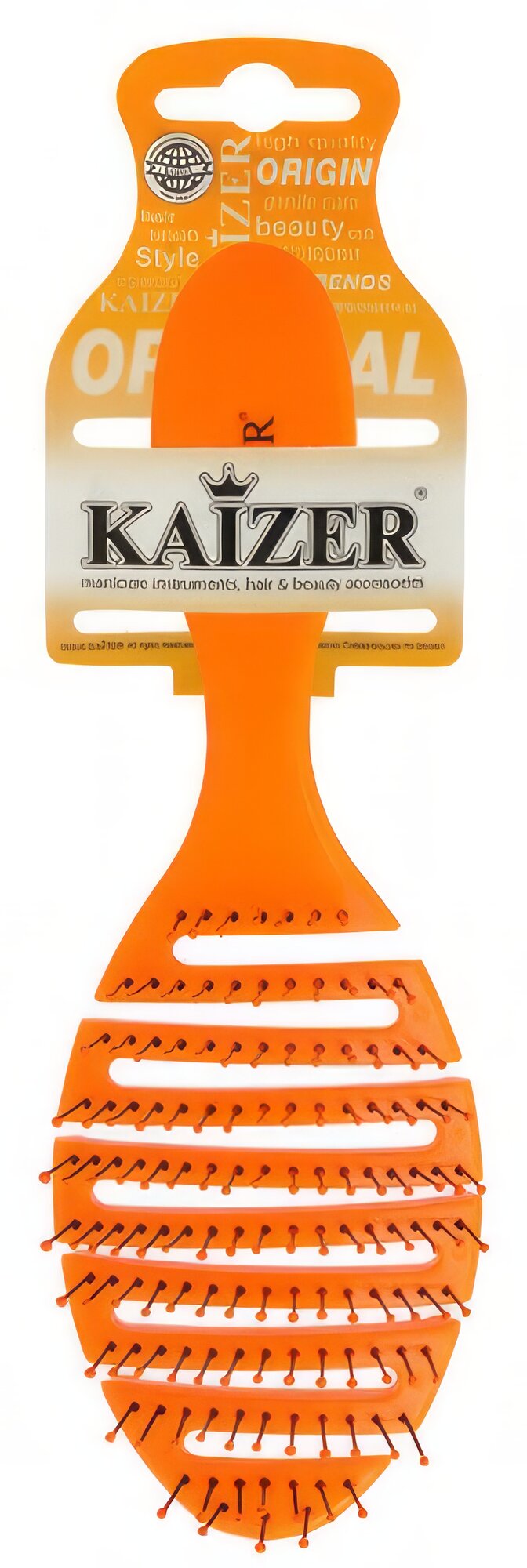 Щетка массажная KAIZER 20,5см вентиляционная пластик