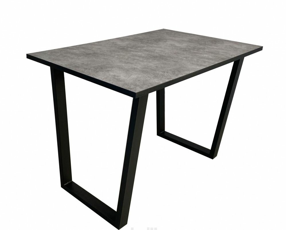 Стол Саен Черный / Бетон 809 Размеры: Высота 760мм Глубина 700мм Ширина 1100мм