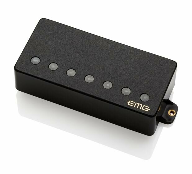 Звукосниматель хамбакер бриджевый EMG 57-7H Black, черный