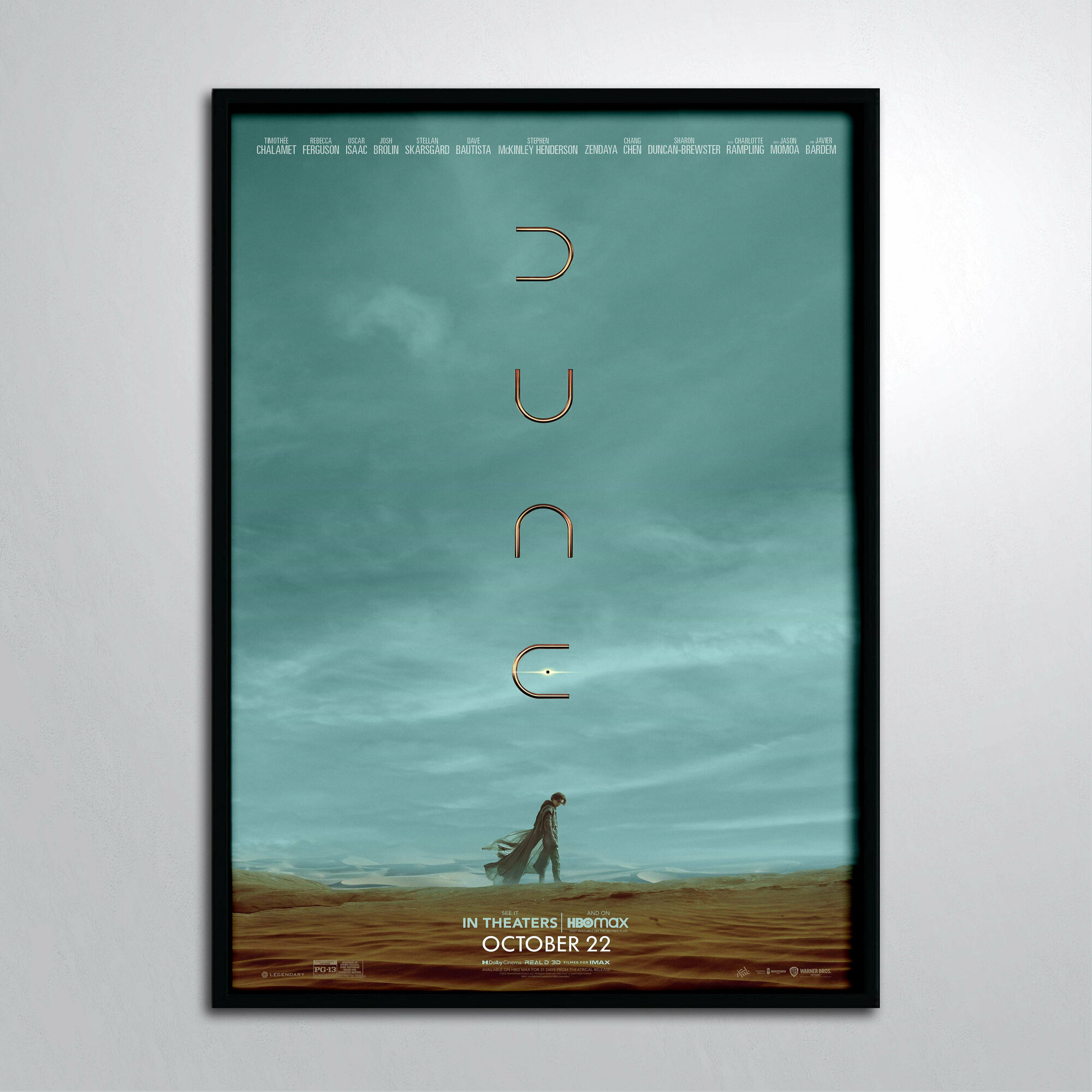 Постер без рамы/Дени Вильнёв Дюна Тимоти Шаламе Пустыня Dune: Part One