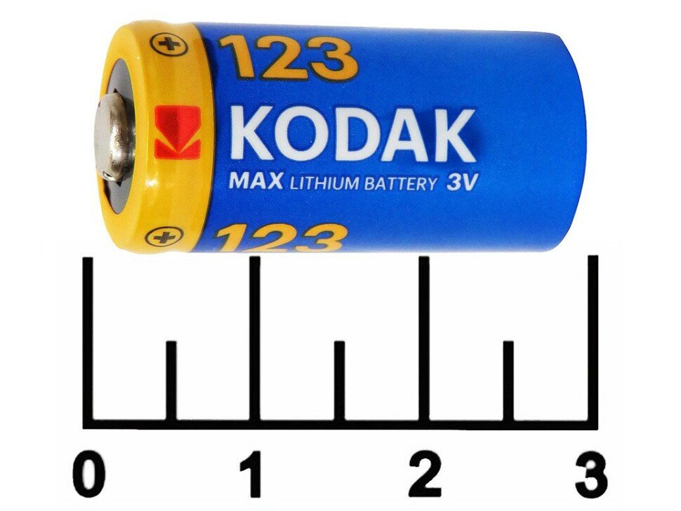Батарейка CR123A 3V Kodak Max