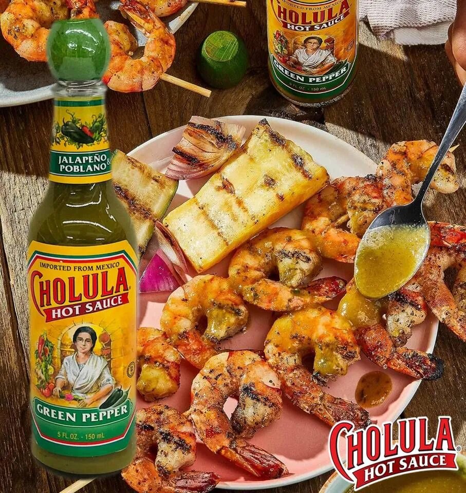 Cholula Green Pepper Hot Sauce 150мл Оригинальный острый соус с зеленым перцем Халапеньо чолула Мексика