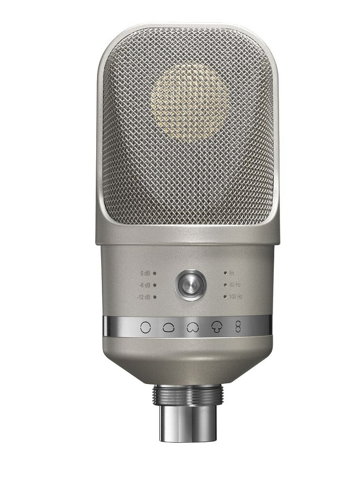 Микрофон проводной Neumann TLM 107, разъем: XLR 3 pin (M), серый