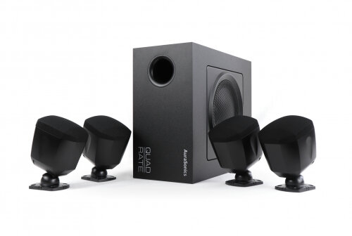 Комплект акустики Aurasonics сабвуфер и 4 сателлита QUADRATE-BK