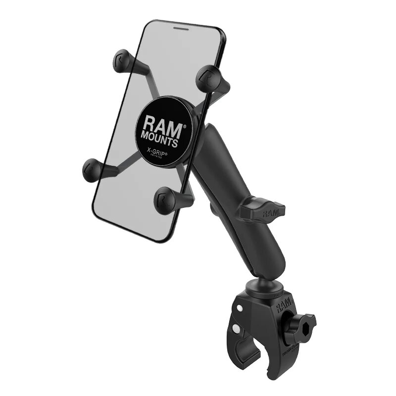 RAM-B-400-C-UN7U мото крепление RAM X-Grip, струбцина малая, муфта 150 мм