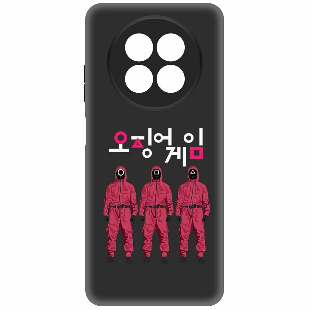 Чехол-накладка Krutoff Soft Case Игра в кальмара-Персонал для Realme 12 5G черный
