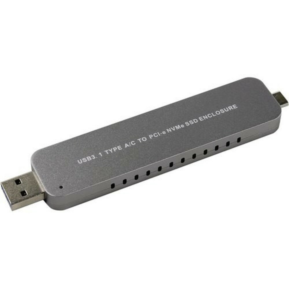 Orient Контейнер для HDD 3552U3, USB 3.1 Gen2 контейнер для SSD M.2 NVMe 2242 2260 2280 M-key, PCIe Gen3x2 JMS583 ,10 GB s, поддержка UAPS, TRIM,