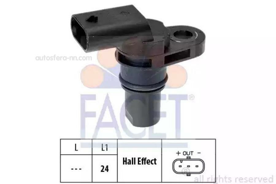 FACET 90514 Датчик положения вала AUDI A3 II 1.8 TFSI