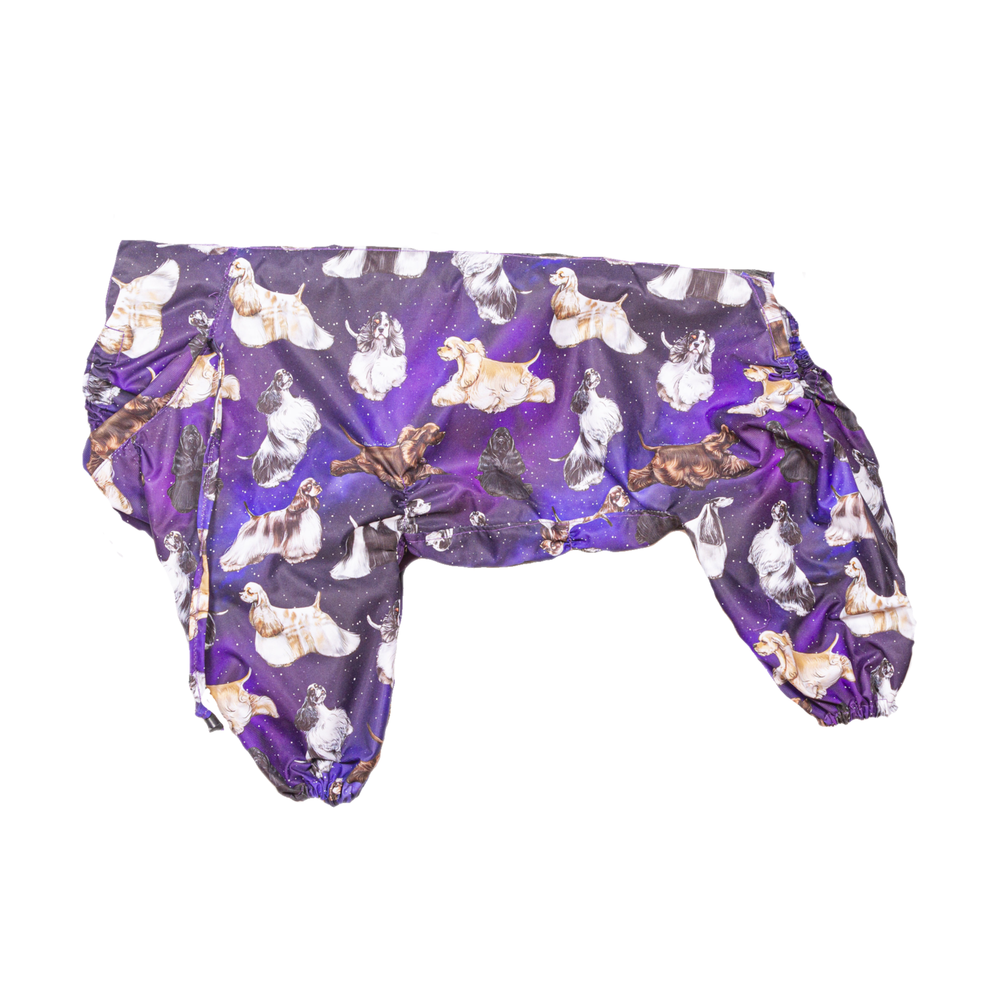 Комбинезон-дождевик для американского кокер-спаниеля кобеля, мембрана, цвет Американские кокеры