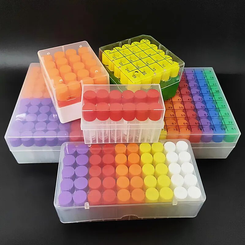 Пластиковый контейнер для криотюбиков 50/81/100 шт, 1,8/5 мл Type-7