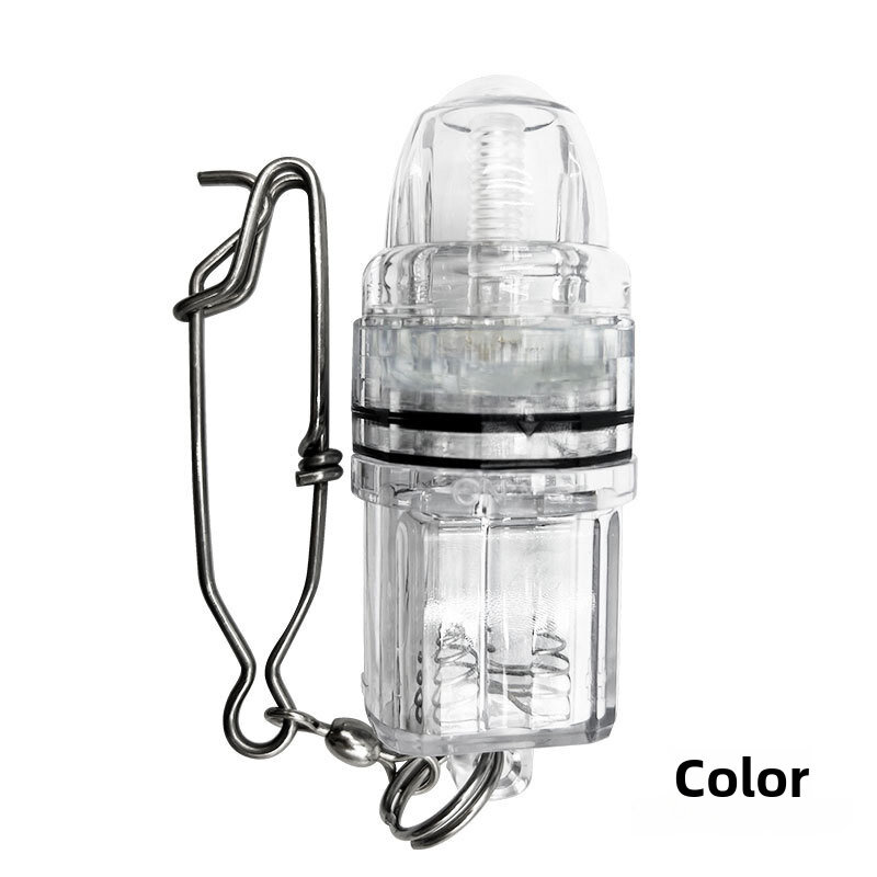 Фишерная лампа для глубоководного рыбацтва с подвесным зажимом ночная рыбацкая LED-лапа свет для привлечения рыбы подводная мигающая лампа рыбацкое снаряжение (Color)