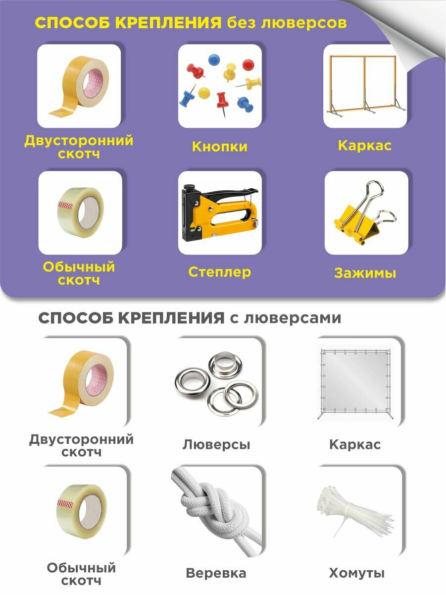 Баннер на Новый год Новогодняя фотозона 120 см х 80 см с люверсами