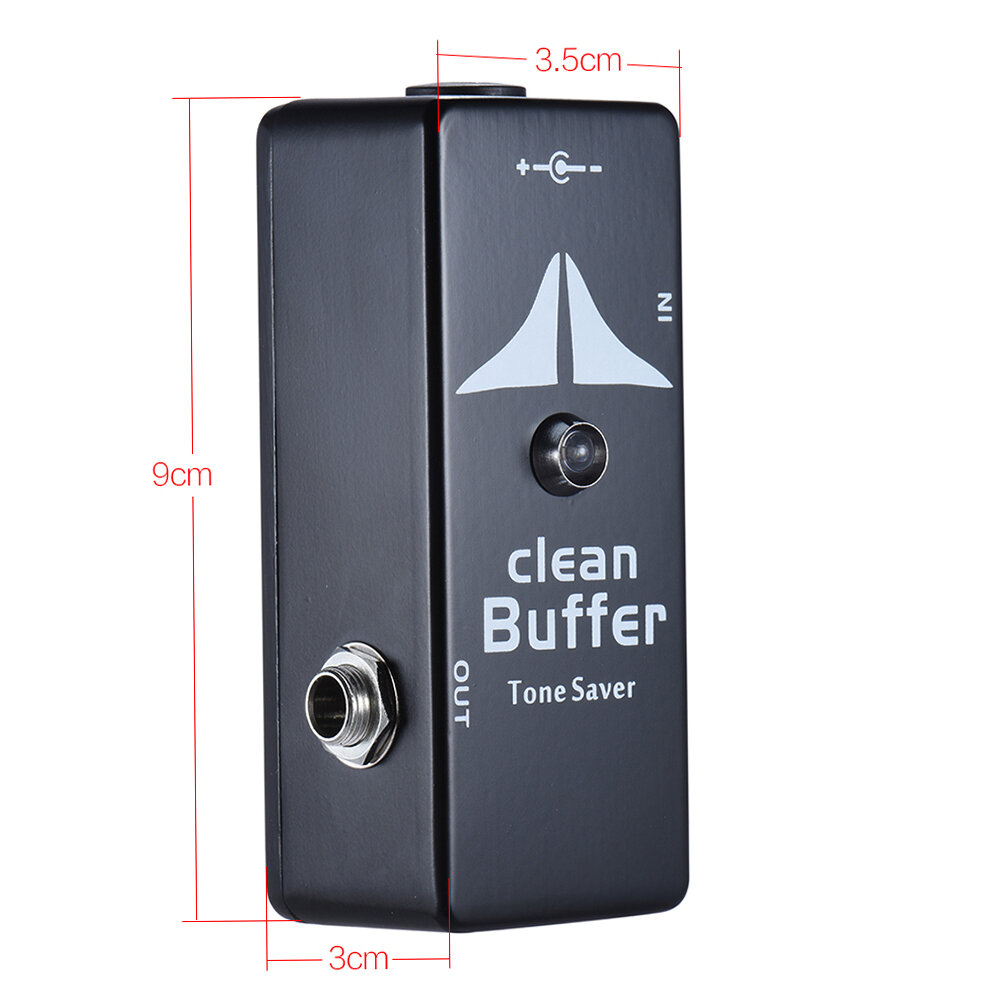 Мини-гитарная педаль MOSKYAudio, экономия тона, корпус из цинково-алюминиевого сплава, усиление и сустейн для электрогитар 3-в-1, небольшая металлическая конструкция