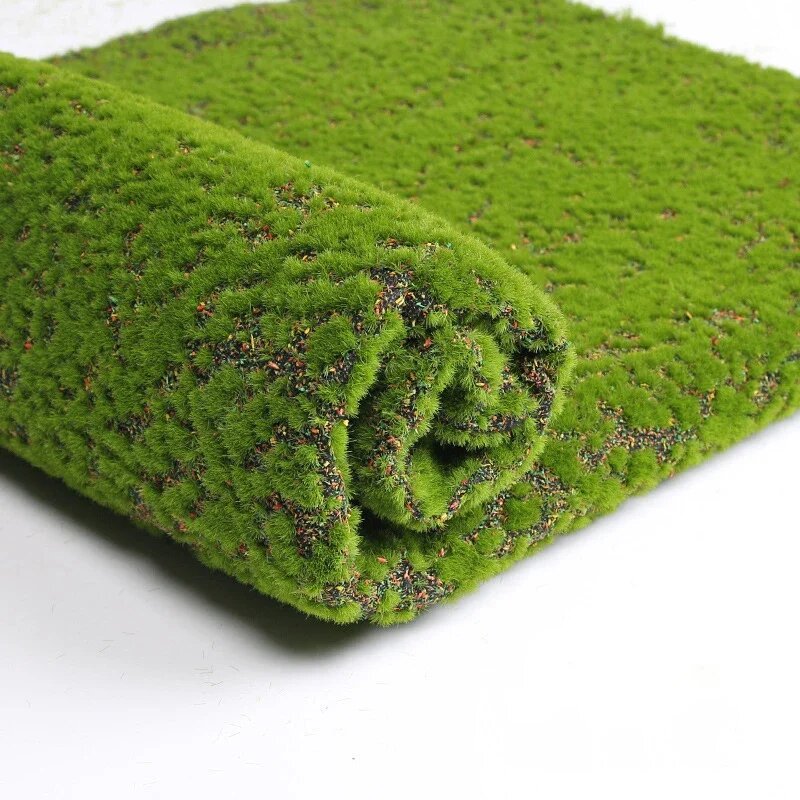 Искусственный мох для декора 100*100 см 1M x 1M, Colorful spot moss