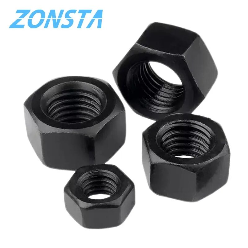 Шестигранные гайки ZONSANTA М2-М27 из углеродистой стали 8,8 M2.5-(50PCS)