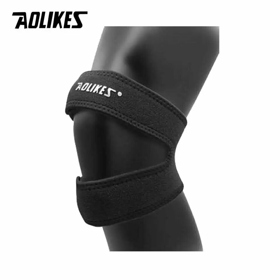 AOLIKES Наколенник регулируемый черный 7929 Black