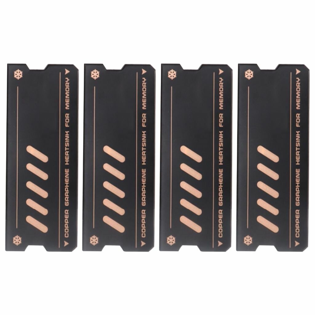 Охлаждение для консоли, Ноутбук память медный тепловой радиатор-4 шт,4 шт.