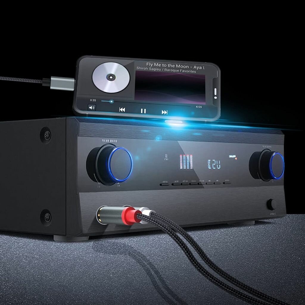 Двойной аудиокабель Type c для lotus head длиной 2 м