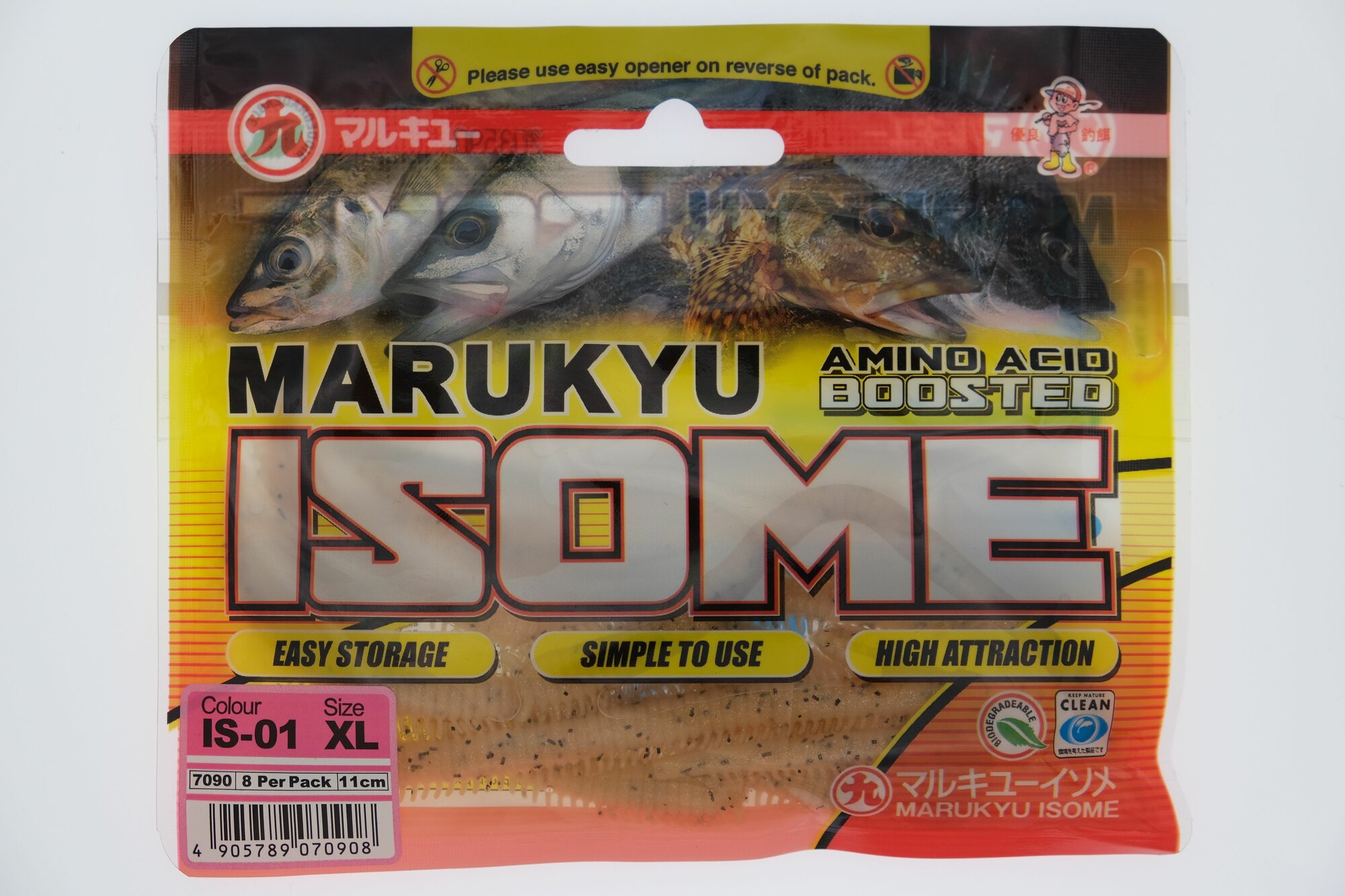 Силиконовая приманка Marukyu Isome XL Natural pink 7090