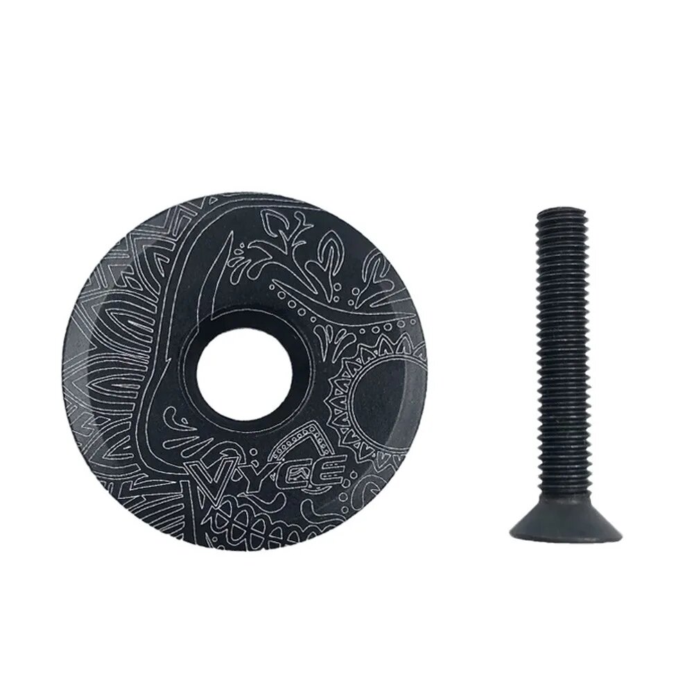 TOOPRE VYCE Unmarked Карбоновая крышка рулевой колонки для велосипеда 28,6 мм vyce black