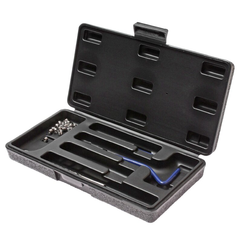 Набор для восстановления резьбы М5х0.8 (вставки M5x0.8, длина 6.7мм, 20шт) 24 предмета AOT-4780