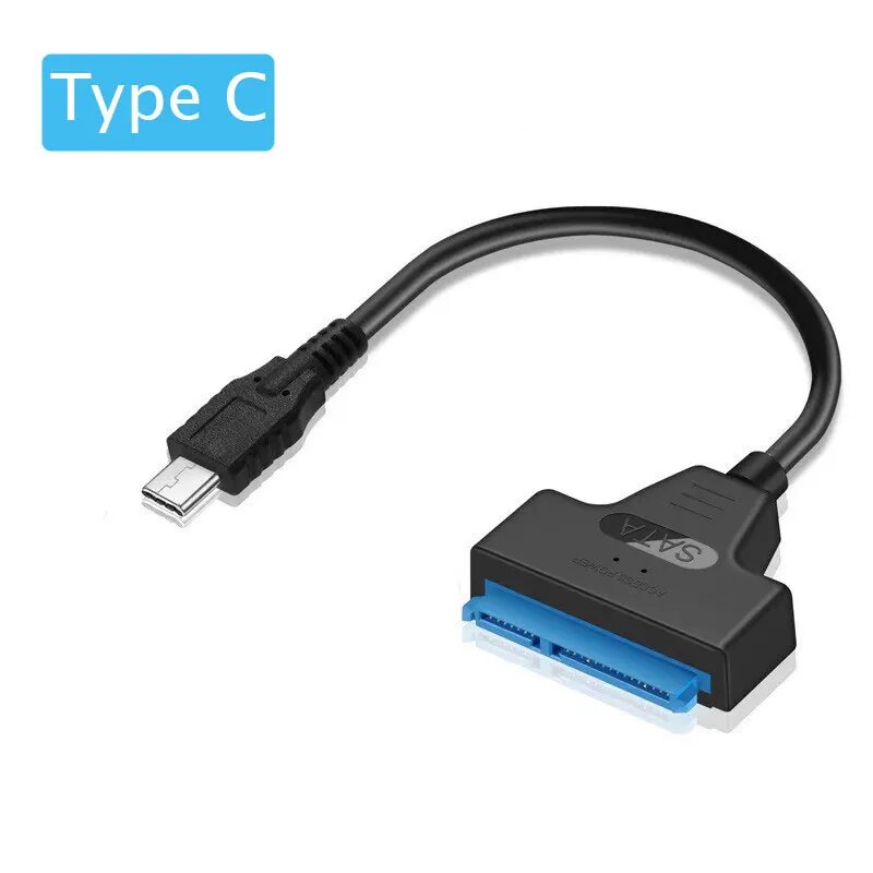Кабель SATA-USB 3.0/2.0 для внешнего жесткого диска Type C