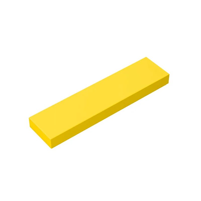 Желтая деталь MOC 1x4, 10 шт.