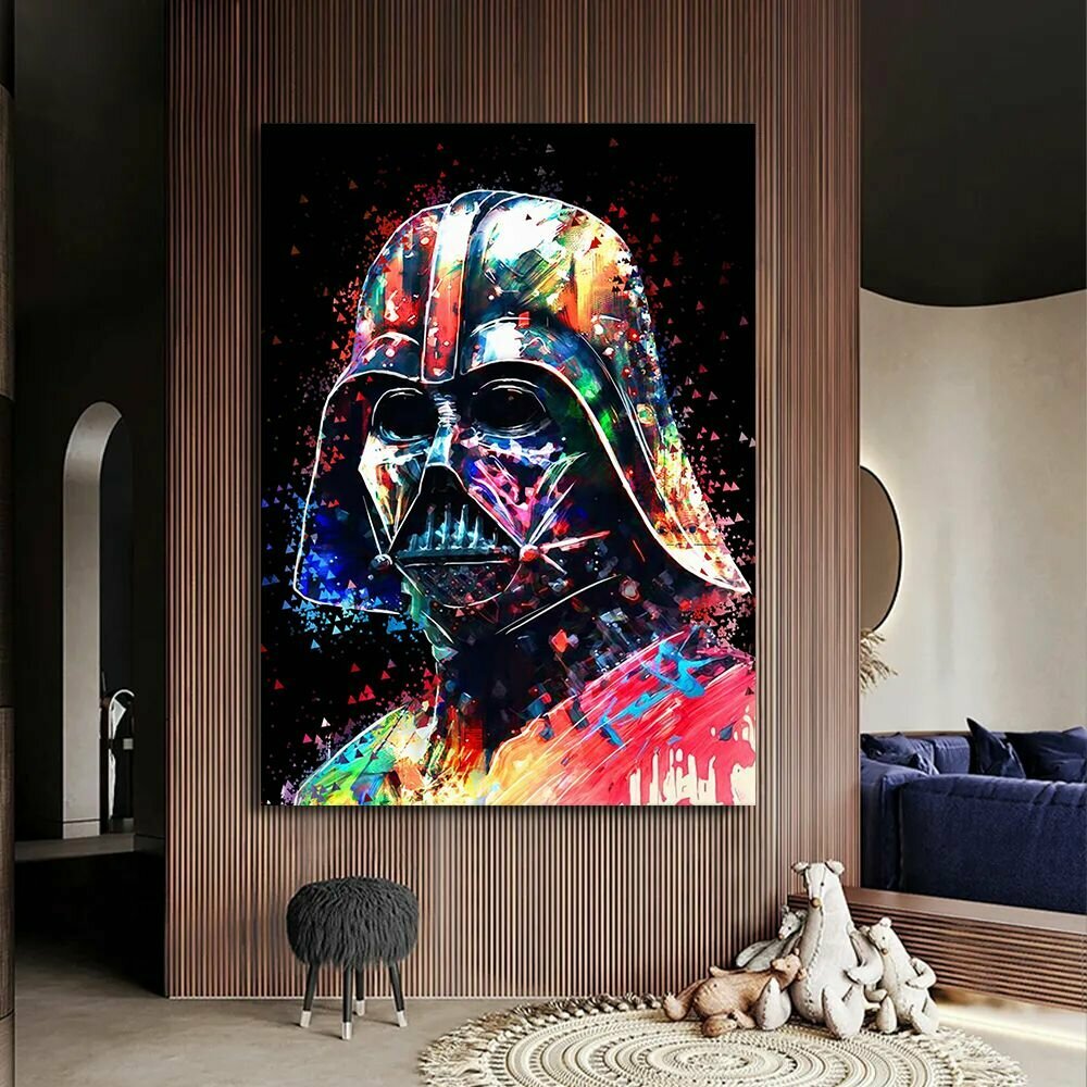 Дарт вейдер пьет кофе / Звездные Войны, 20х30 см. Картина в интерьер / на стену, Энакин Скайуокер