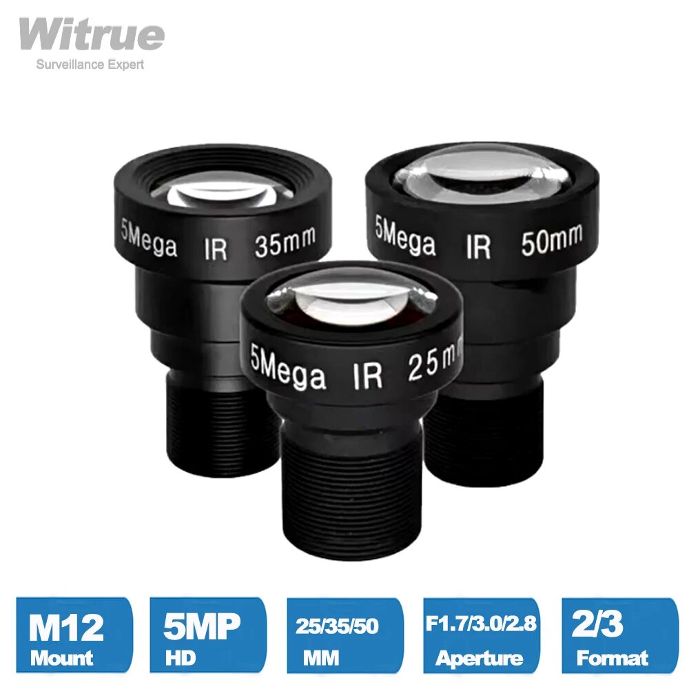Объектив Witrue HD 5Мп 25MM M12