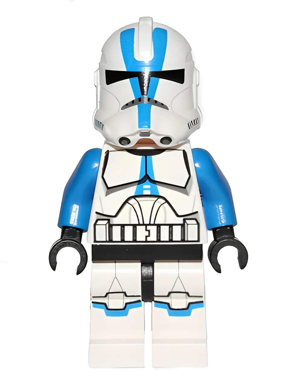 Минифигурка Lego Star Wars Clone Trooper, 501st Legion (Phase 2) - Blue Arms, Large Eyes sw0445 U