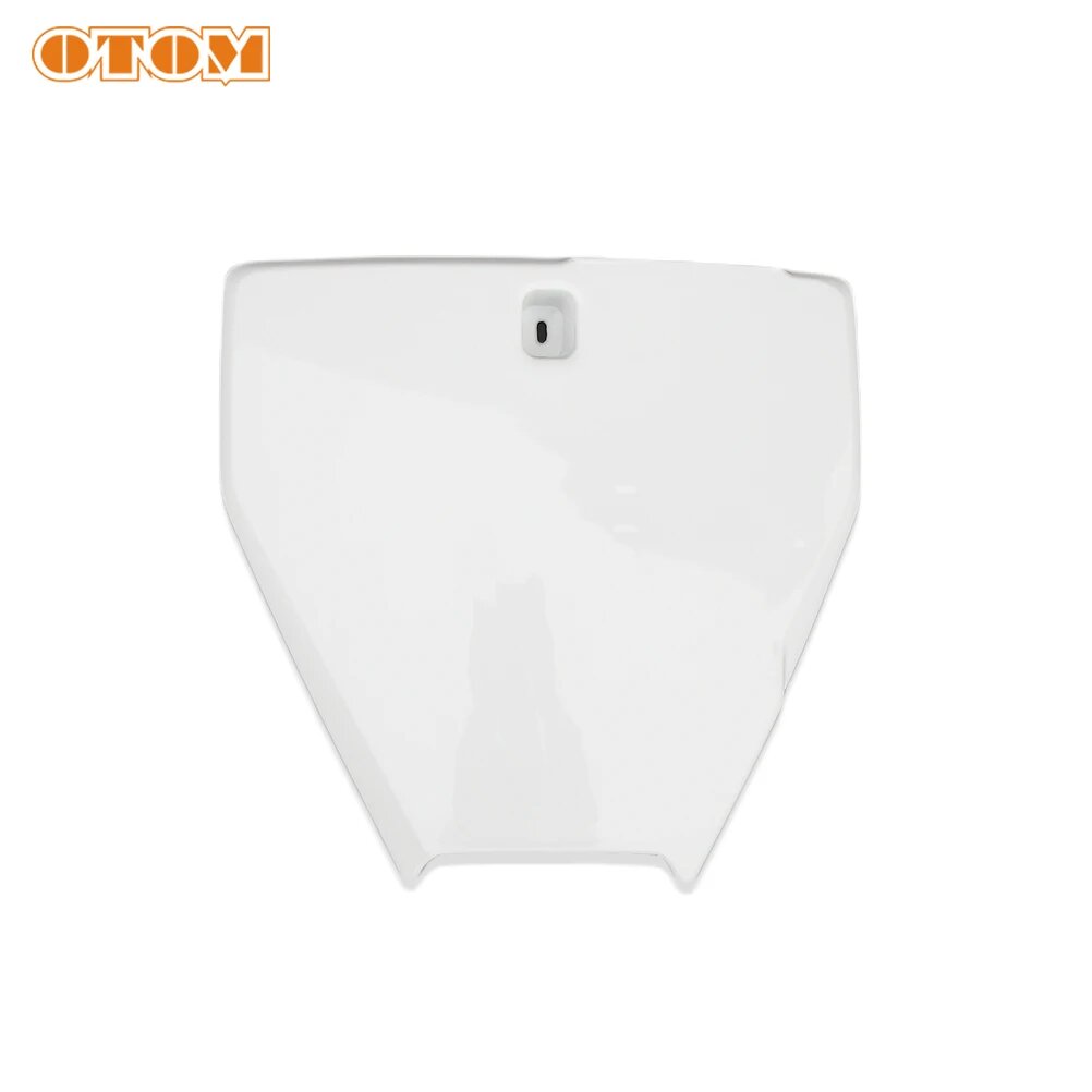 Передняя табличка с номером мотоцикла, пластиковая крышка для HUSQVARNA FC FE TE TX 125 Белый, White