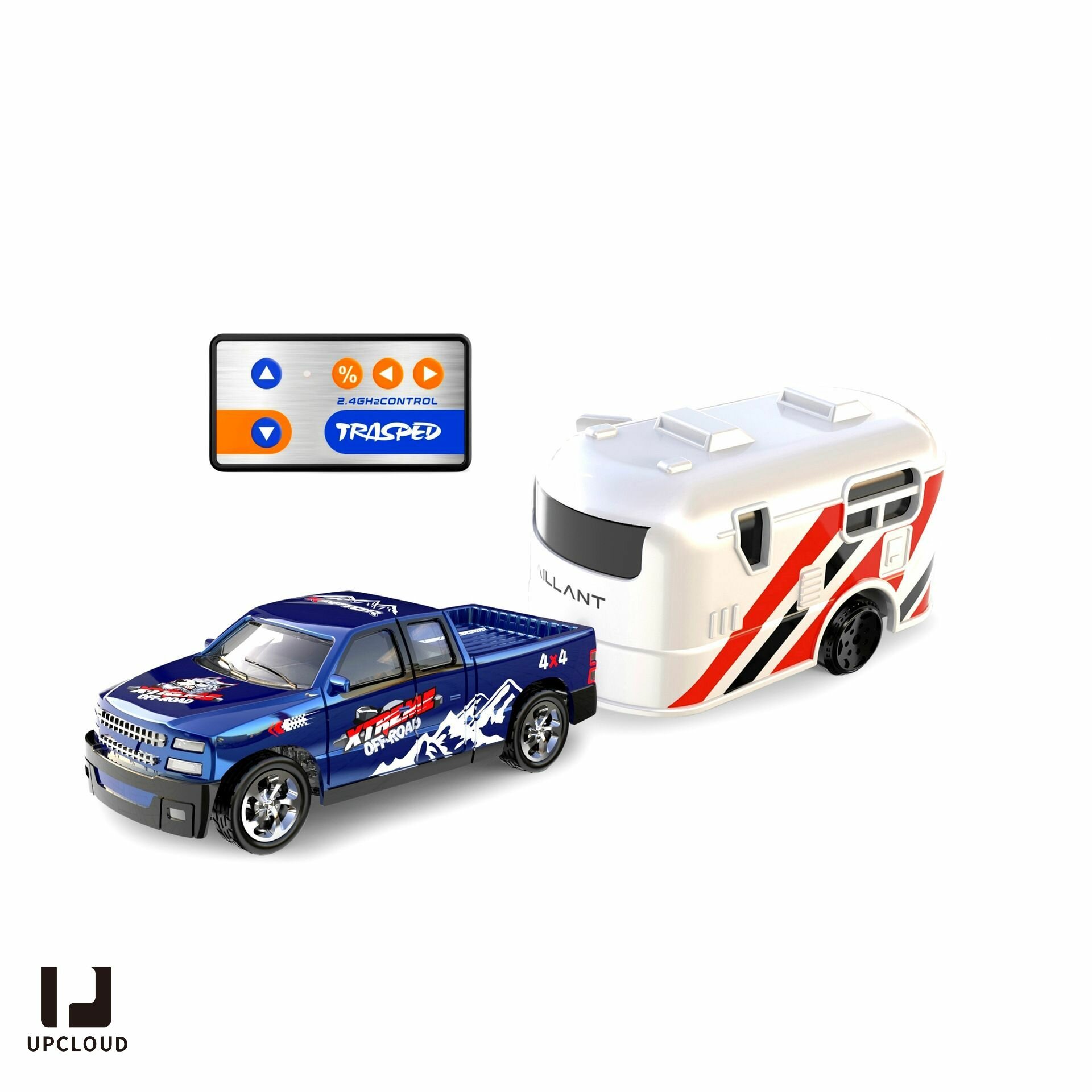 1:64 Mini машинка на радиоуправлении/ UPCLOUD/Автомобильные фары + подвесная коробка