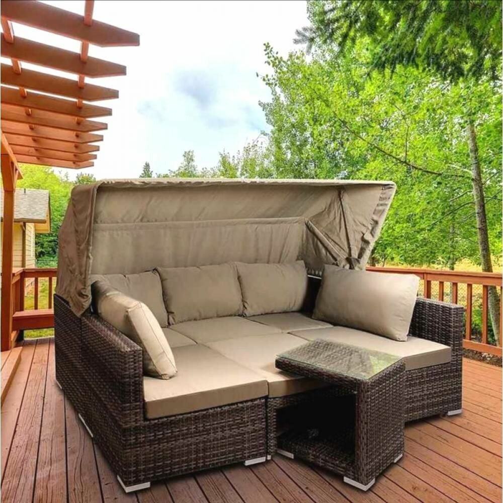 Диван-трансформер AFM-320B Brown (Afina Garden)