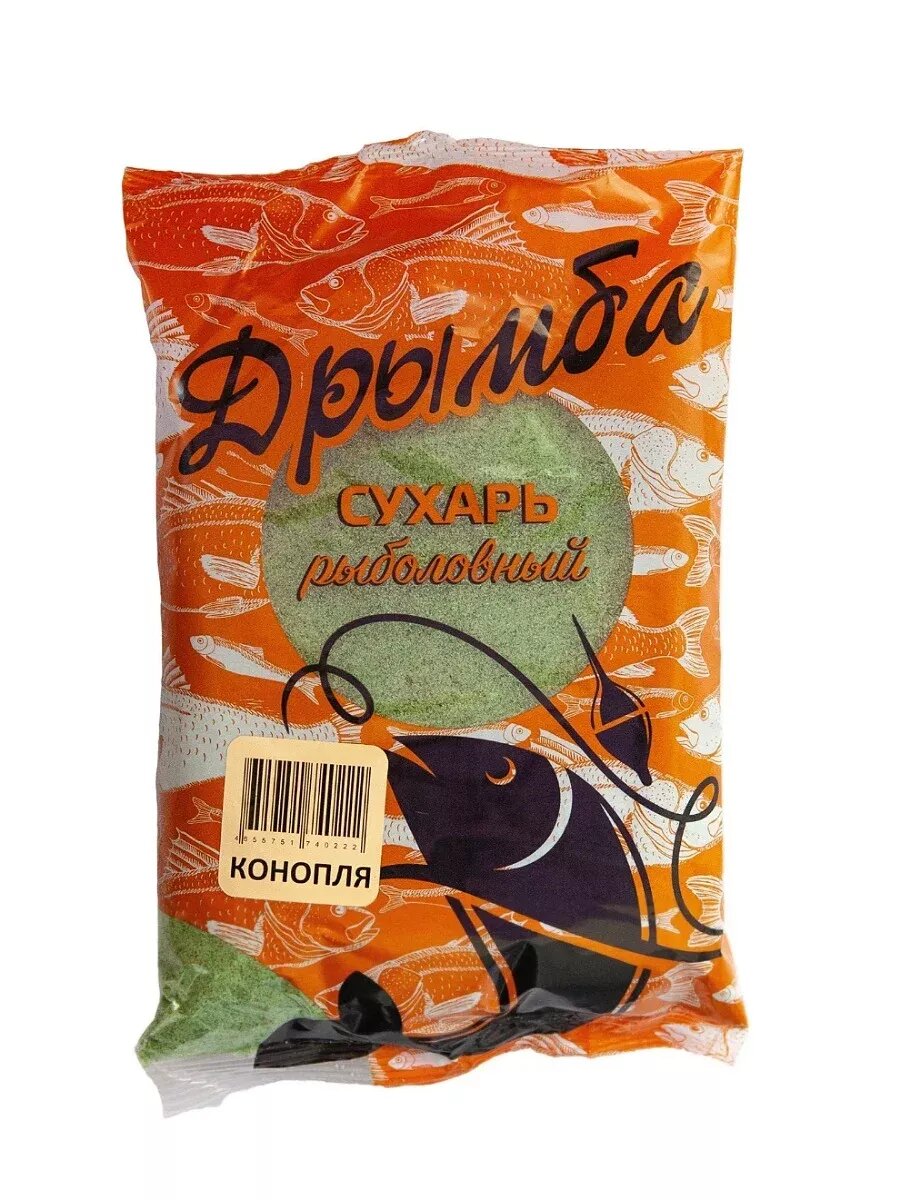 Прикормка рыболовная Сухарь панировочный Дрымба