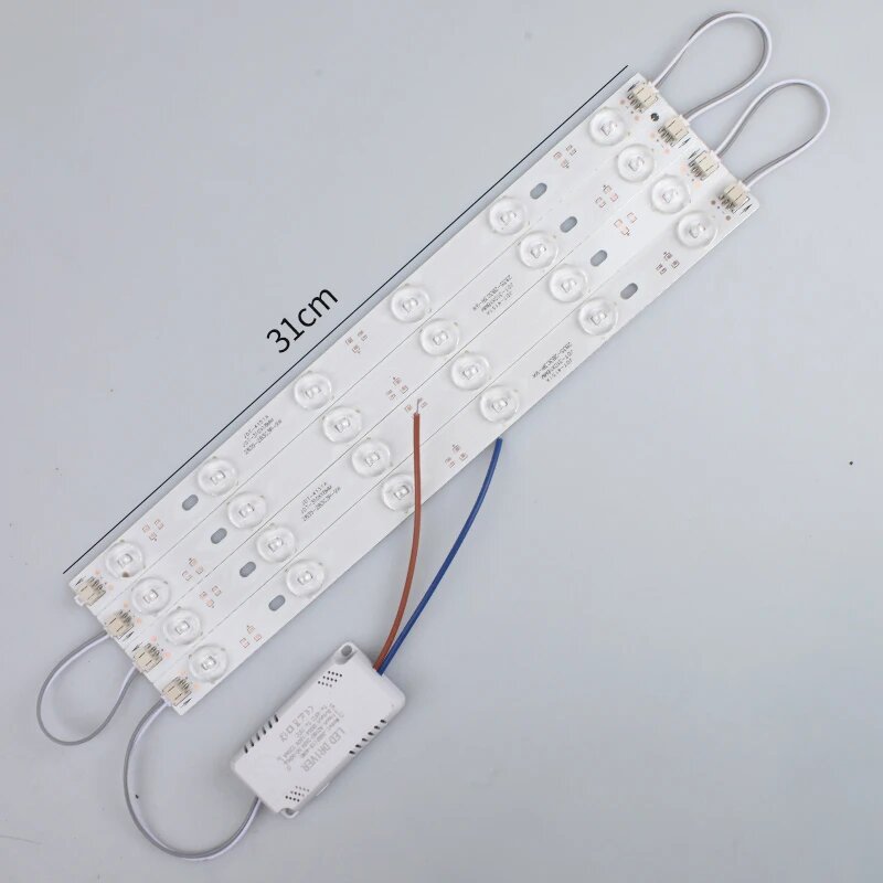 Светодиодная модульная лампа Jianjiandian, регулируемая яркость, 18-62Вт 36w, Cold White