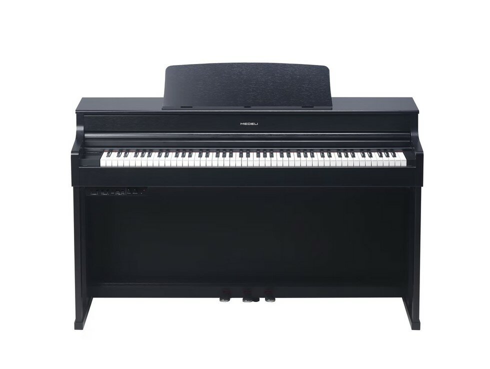 UP405E-PVC-BLACK Цифровое пианино, черное, Medeli