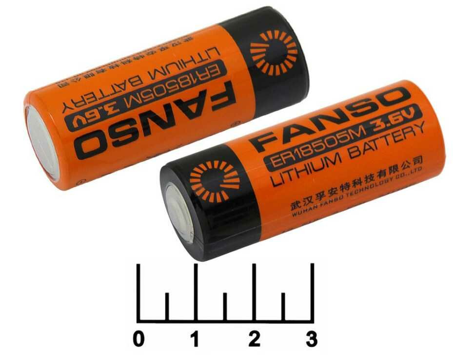 Литиевый элемент ER18505M 3.6V Fanso