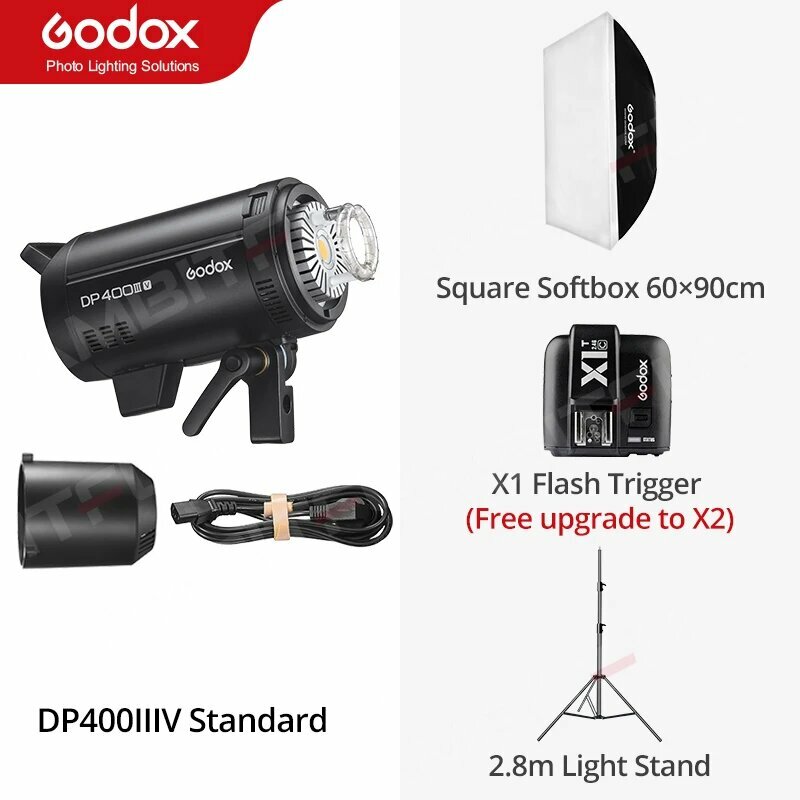 Годокс DP400IIIV DP600IIIV DP600III-V Студийный вспышка со встроенной 2.4G беспроводной системой X для фотографии