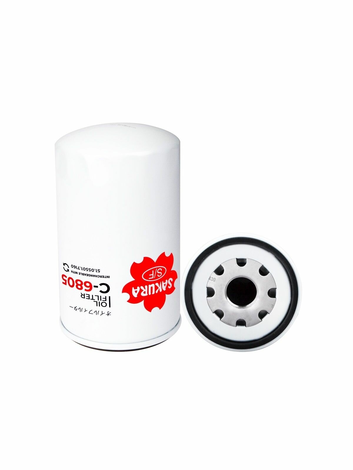 Фильтр масляный для а/м MAN Truck & Bus, Sakura C6805