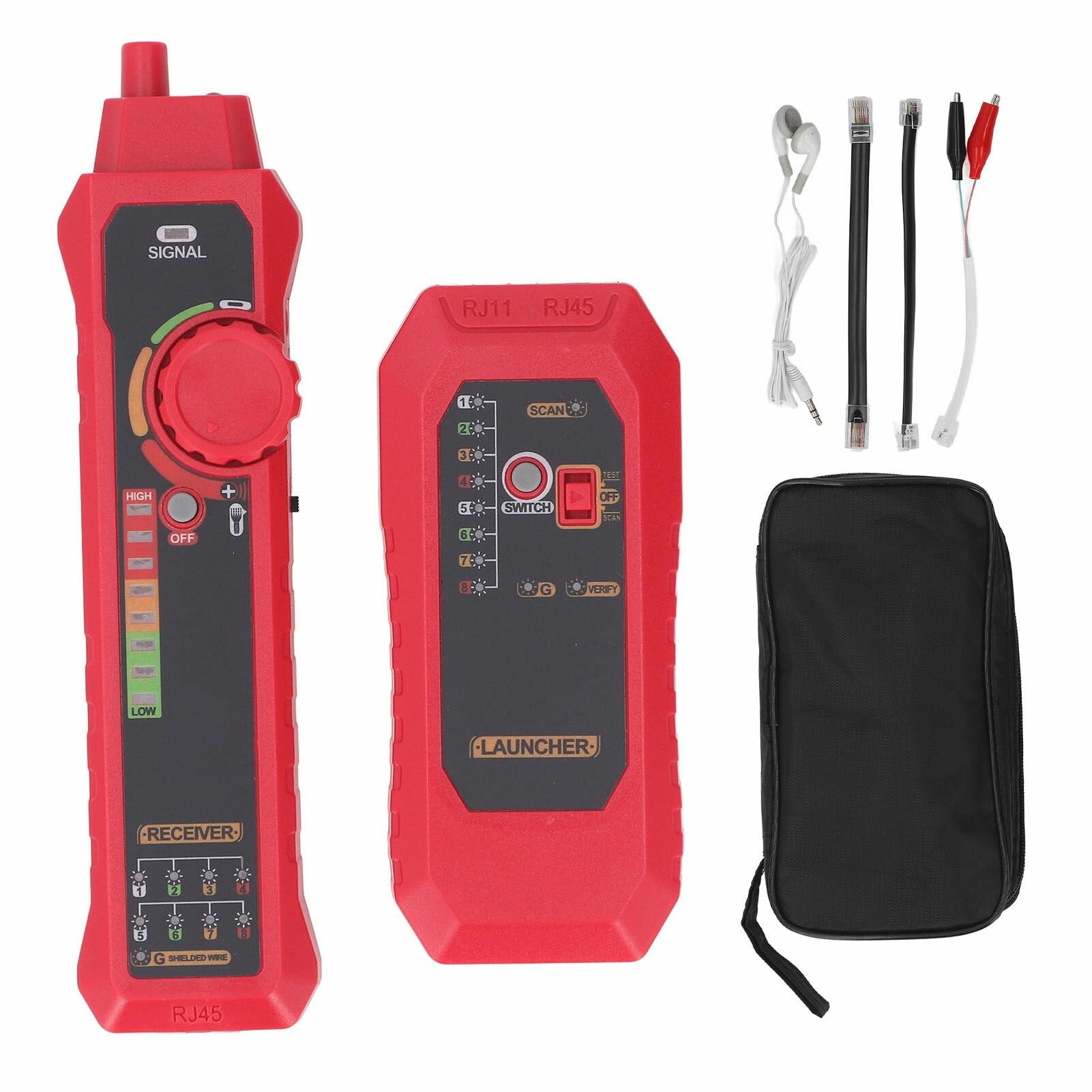 Тестер LAN-кабеля, проверка непрерывности и телефонной линии