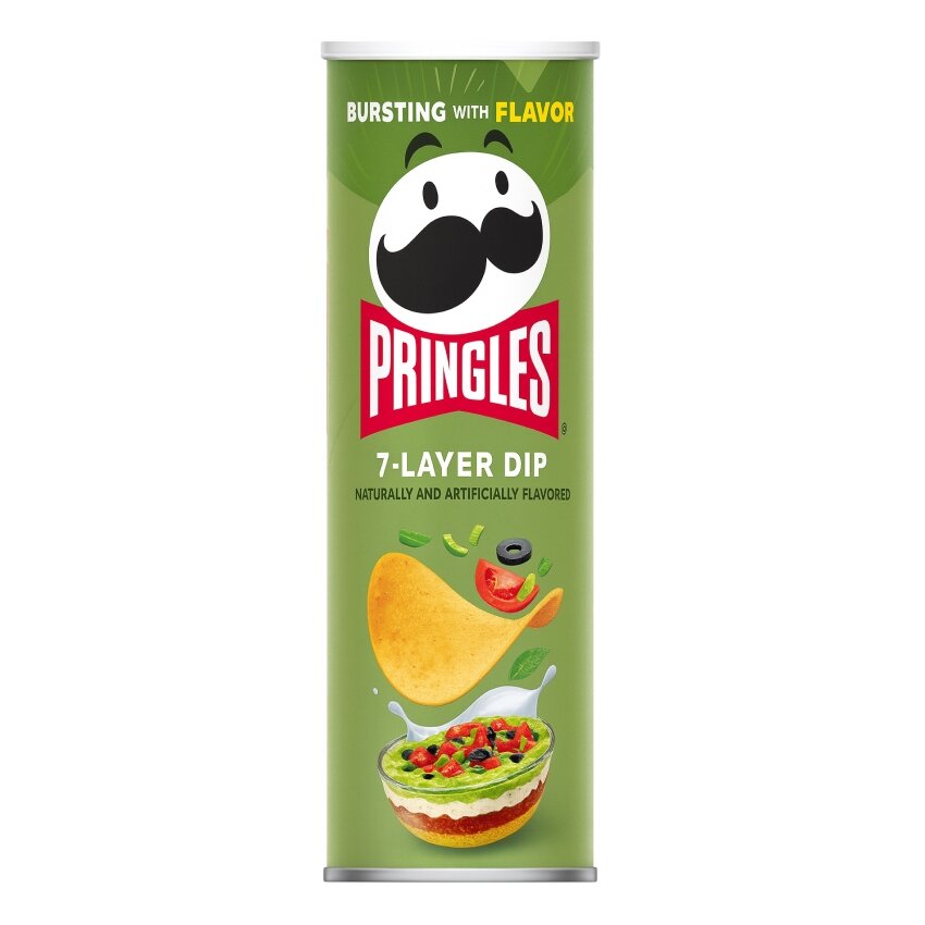 Pringles 7-Layer Dip Чипсы Соус-7 слоев 158гр