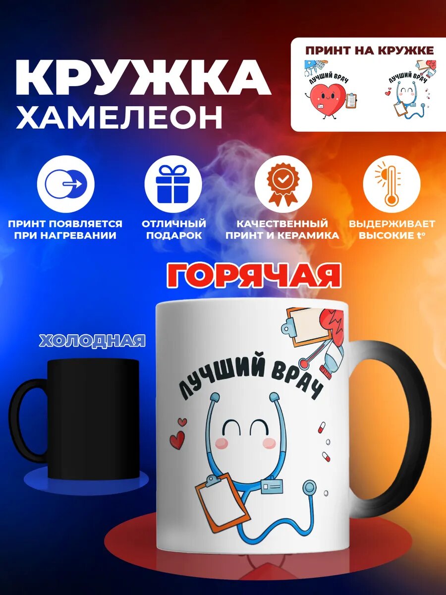 Кружка-хамелеон лучший врач