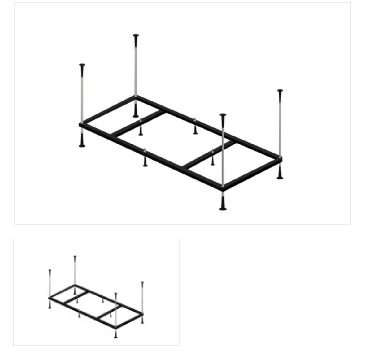 Каркас для ванны VAGNERPLAST VPK18070, для прямоугольных ванн