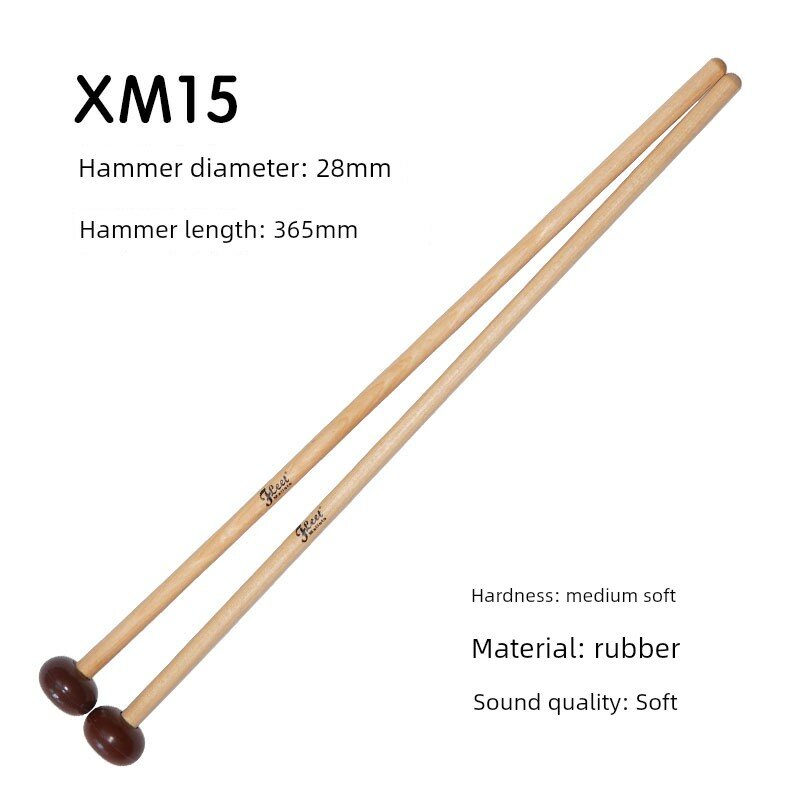 Fleet стальные алюминиевые ударные палочки с нейлоновым концом, модель XM15, профессиональные аксессуары для перкуссии