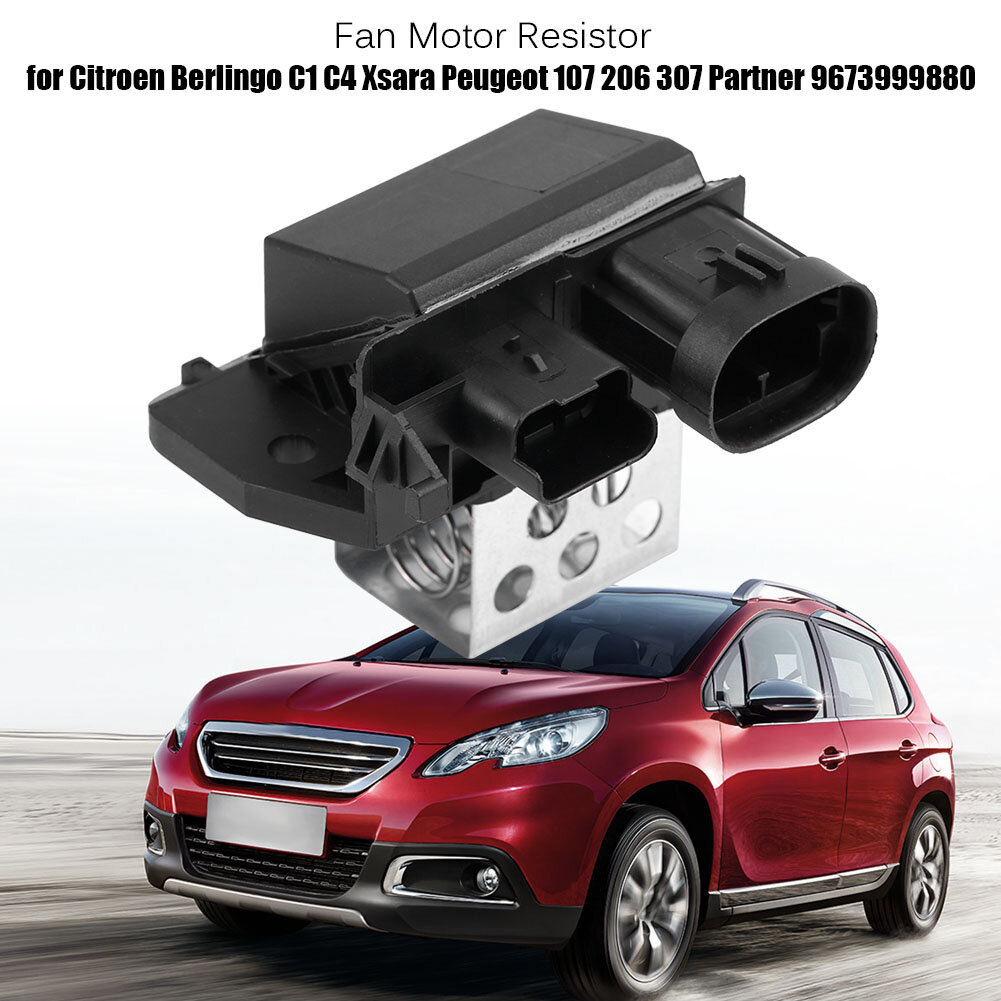 Резистор двигателя вентилятора для Citroen Berlingo C1 C4 Xsara Peugeot 107 206 307 Partner 9673999880