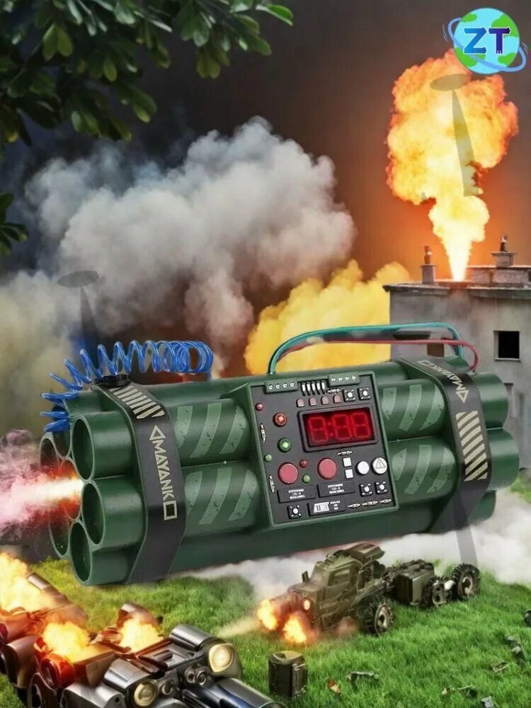 Дымовая бомба замедленного действия - акустическая граната - дымовая бомба - детская игрушкаOU